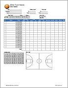 Basketball Team Roster Template for Excel