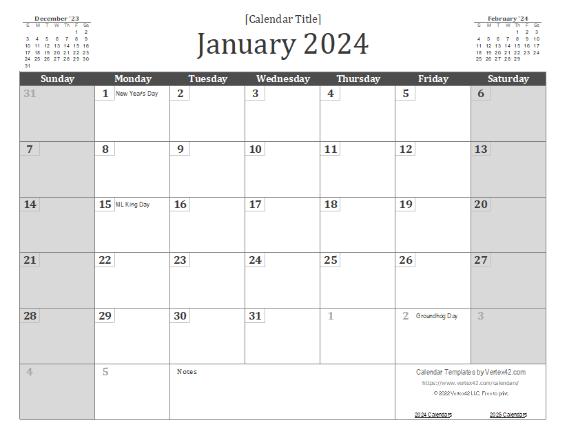 2024 Calendar Templates And Images