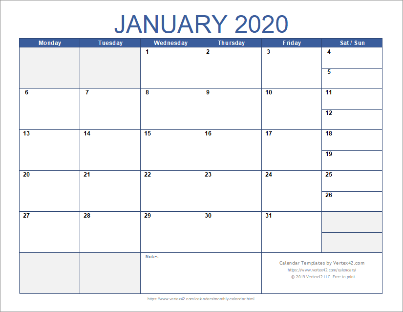 2 Page Monthly Calendar Template Excel Ascseli