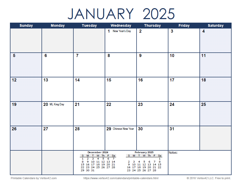 2025 Printable Calendar No Download Free Printable Evangeline Dunn