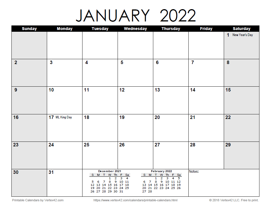 Printable Monthly Calendar 2022 2023 Get Update News